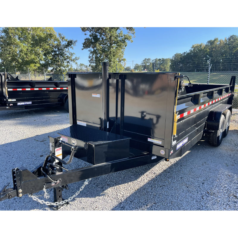 2026 Sure-Trac 82"x16' LP 14K Telescopic Dump Trailer - Old South Trailers