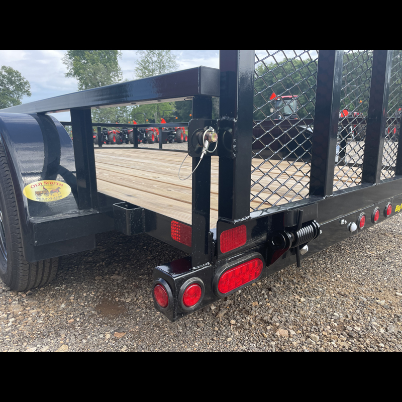 2026 Big Tex 60PI-12 Tandem Axle Tube Top Utility Trailer, 1 Brake Axle ...